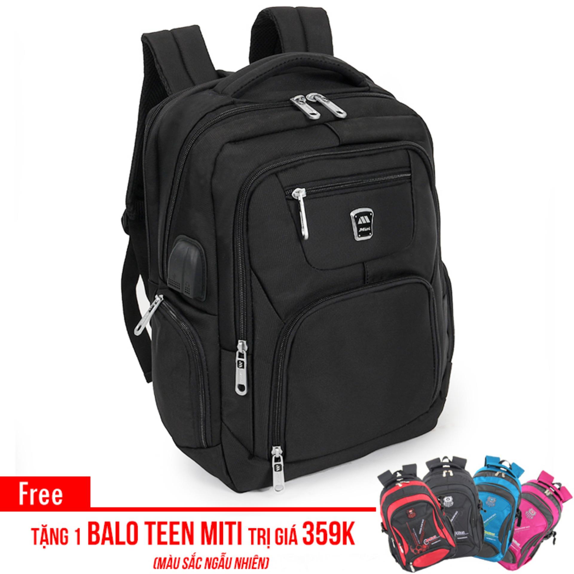 Balo Laptop Miti dòng Charger BL3728 size L tặng ngẫu nhiên Balo Teen Miti - Balô Laptop [Hồ Chí ...
