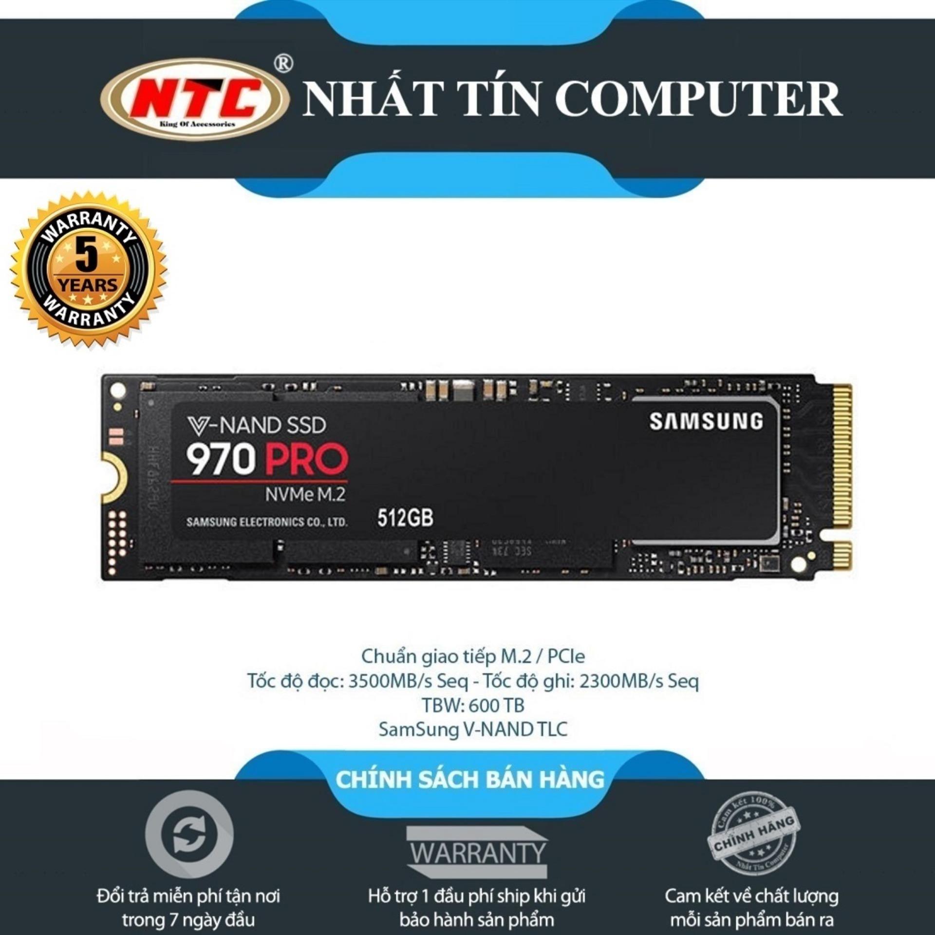 Ổ Cứng SSD Samsung 970 PRO M2 512GB - Chuẩn giao tiếp PCIe Gen 3×4 (đen ...