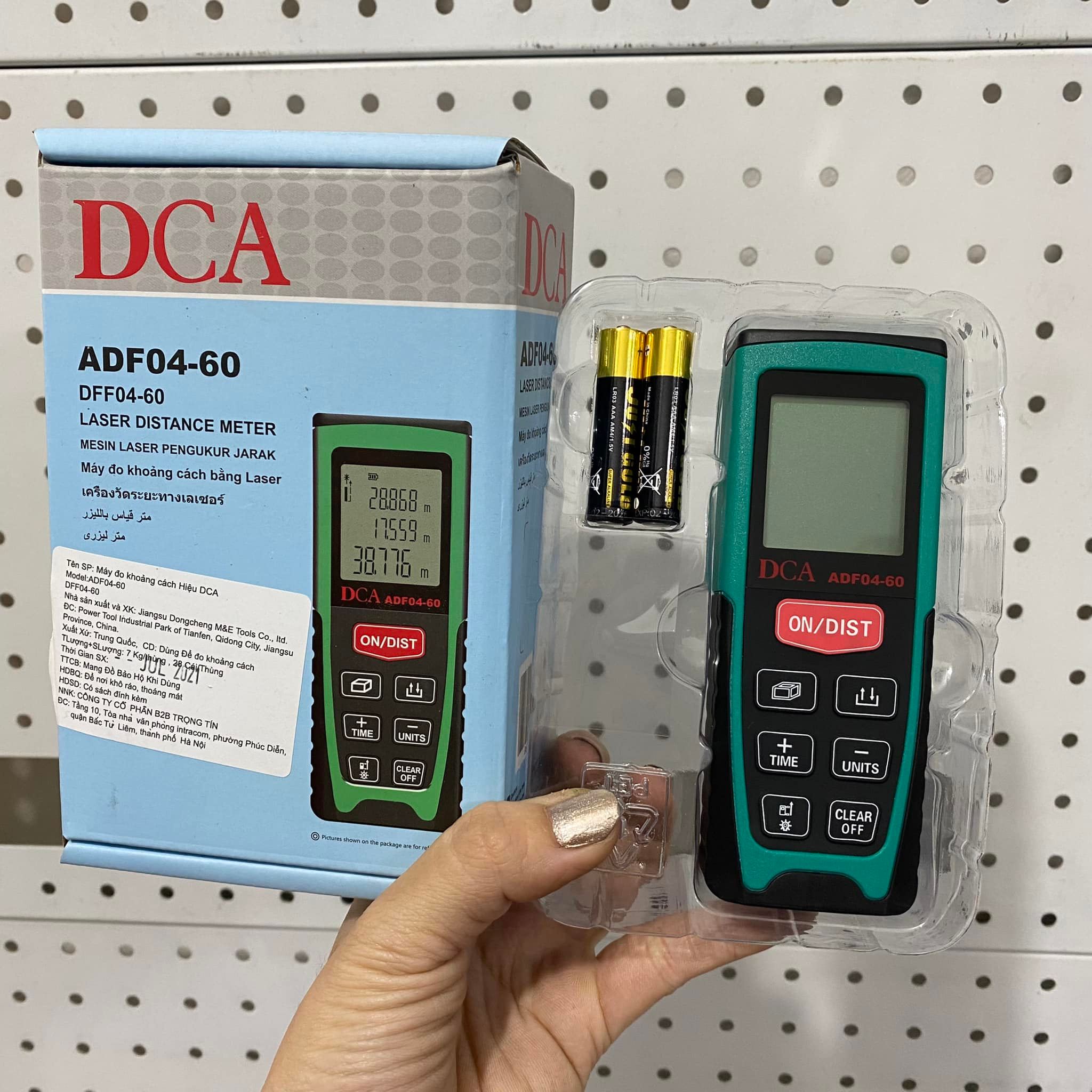 MÁY ĐO KHOẢNG CÁCH LASER 60M DCA ADF04-60 - HÀNG CHÍNH HÃNG