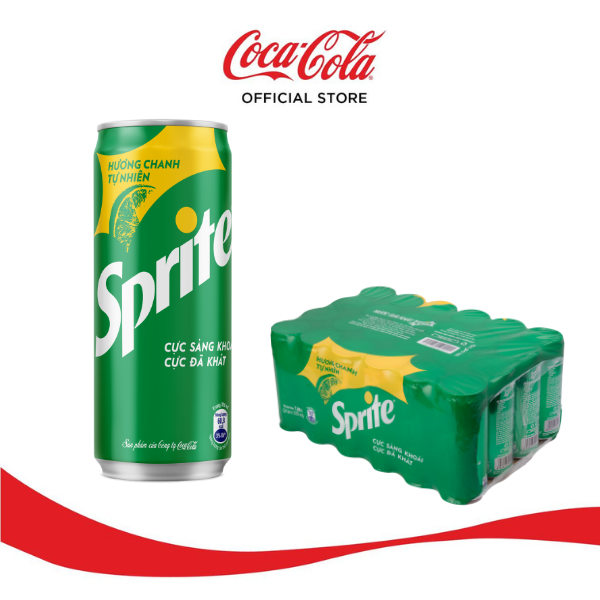 Lốc 24 Lon Nước Giải Khát Có Gas Sprite (320ml/Lon) - Nước Ngọt ...