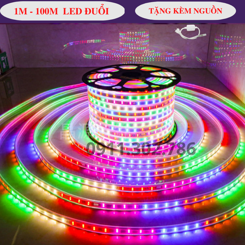 Bộ sưu tập đèn led đuổi trang trí đầy màu sắc và niềm vui