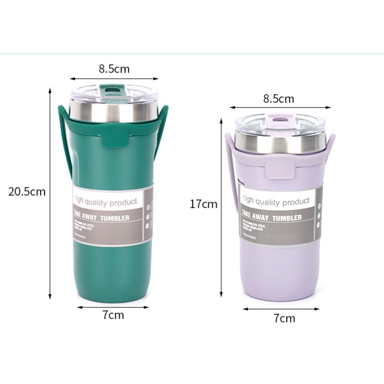 Ly giữ nhiệt Tyeso Tumbler 550ml-710ml , cốc giữ nhiệt inox 304 tặng cọ bình, ống hút, Sticker ...