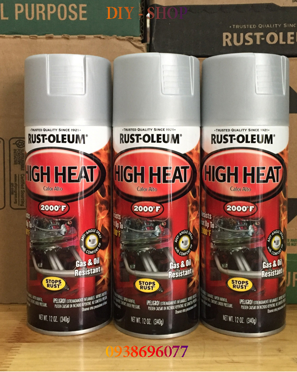 Sơn lót chịu nhiệt độ cao - high heat primer 2000 f sơn lót chịu nhiệt