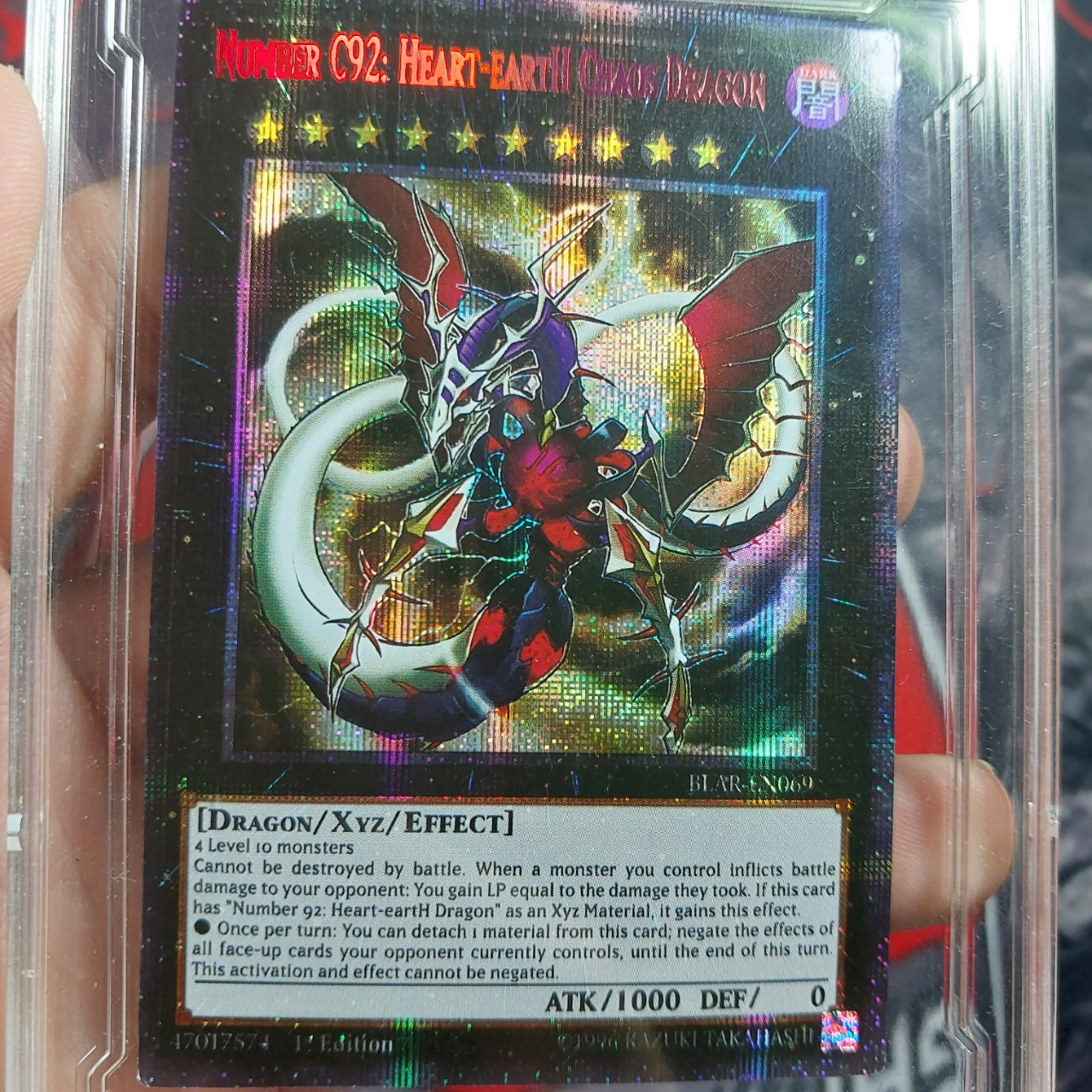 Number C92 Heart Earth Dragon