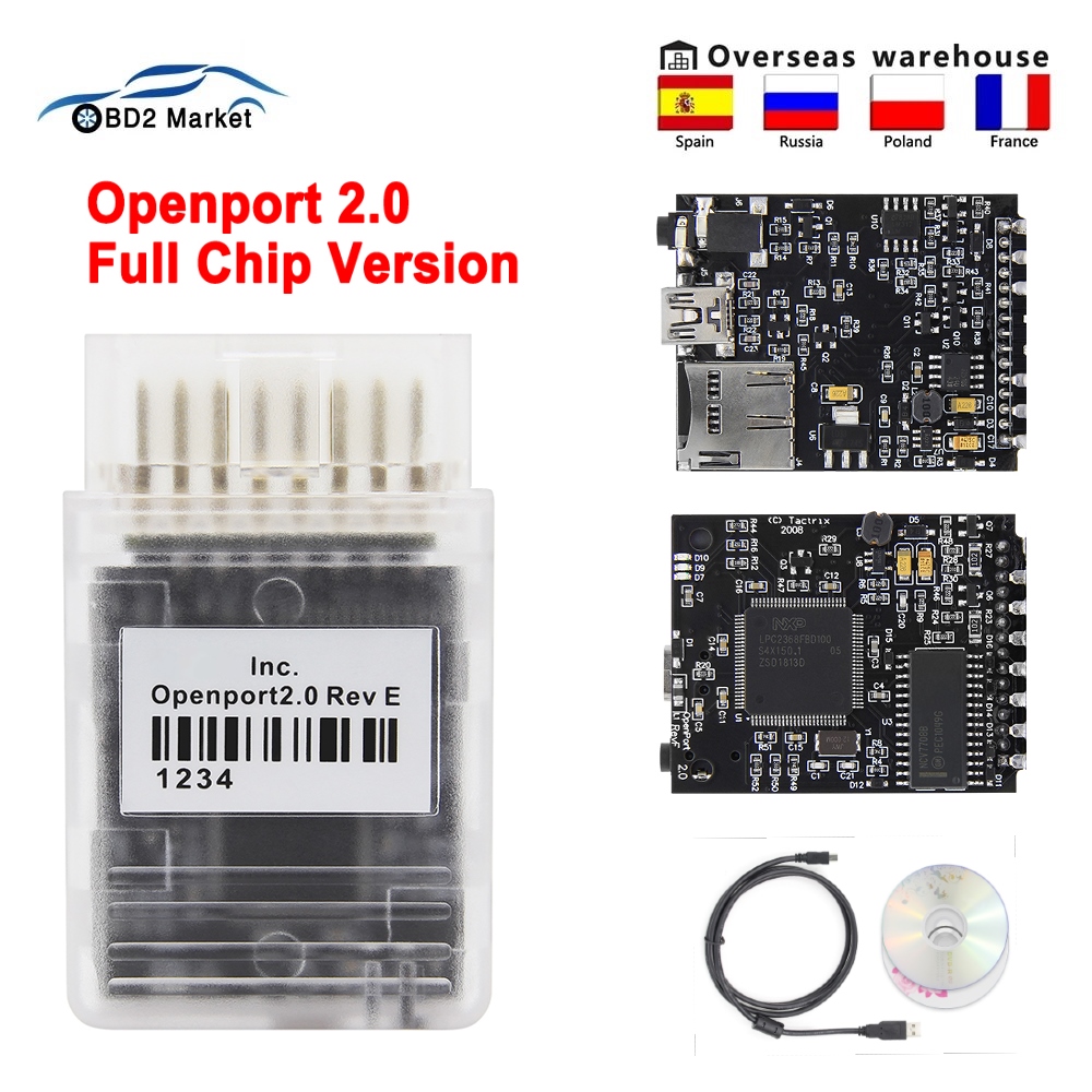 Openport ECUFLASH Diagnostic Cable J2534 Tactrix Works For , 41% OFF