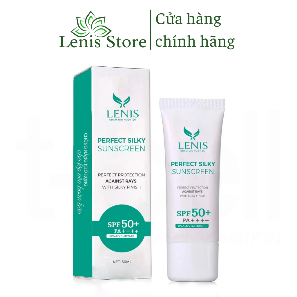 Kem chống nắng phổ rộng perfect silky sunscreen spf 50+ pa++++ hiệu chỉnh