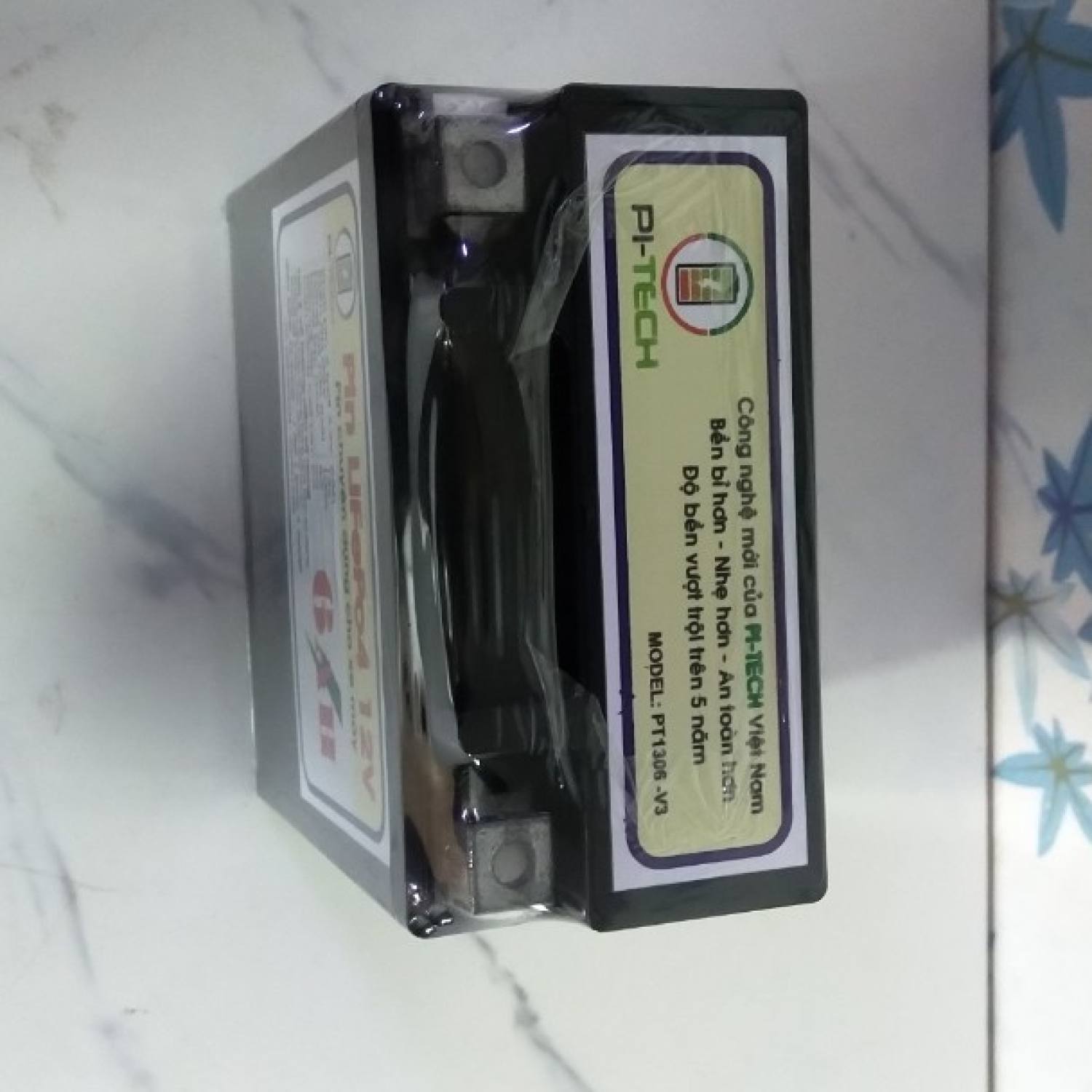 ẮC QUY - PIN LITHIUM THÔNG MINH PI-TECH V4 ( Khởi động xe máy- DREM) - Pin Lithium