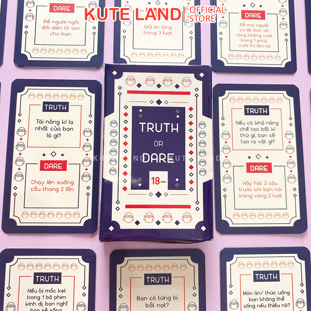 Top 54 Truth Or Dare Cards Update