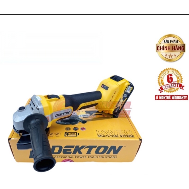 Máy Mài Gốc Dekton Dw20 Ag100s Dùng Pin Chân Pin Dewalt Nhỏ Gọn Nhẹ Siêu