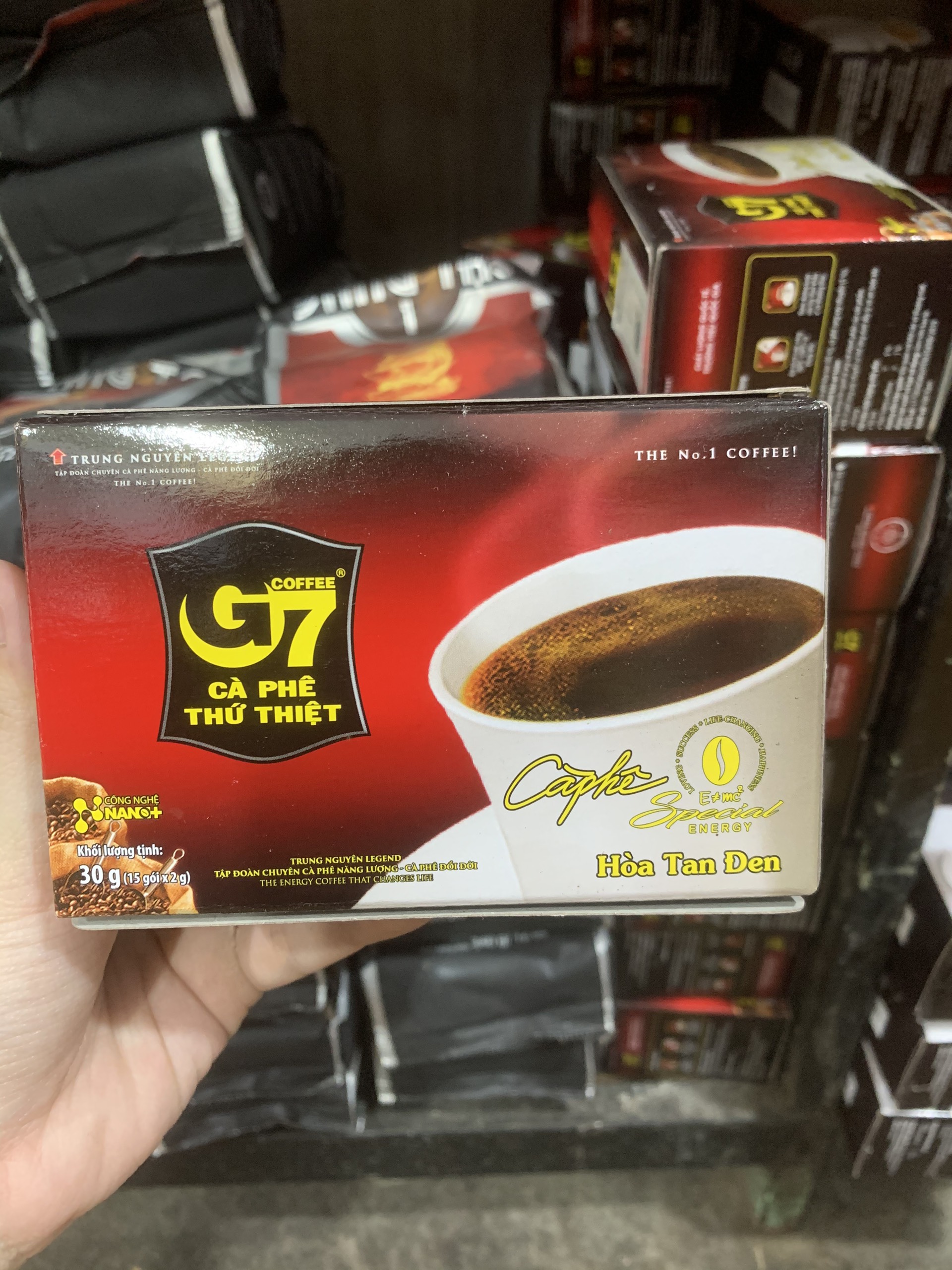 Cà phê hòa tan đen mr.viet 20 gói x 2g