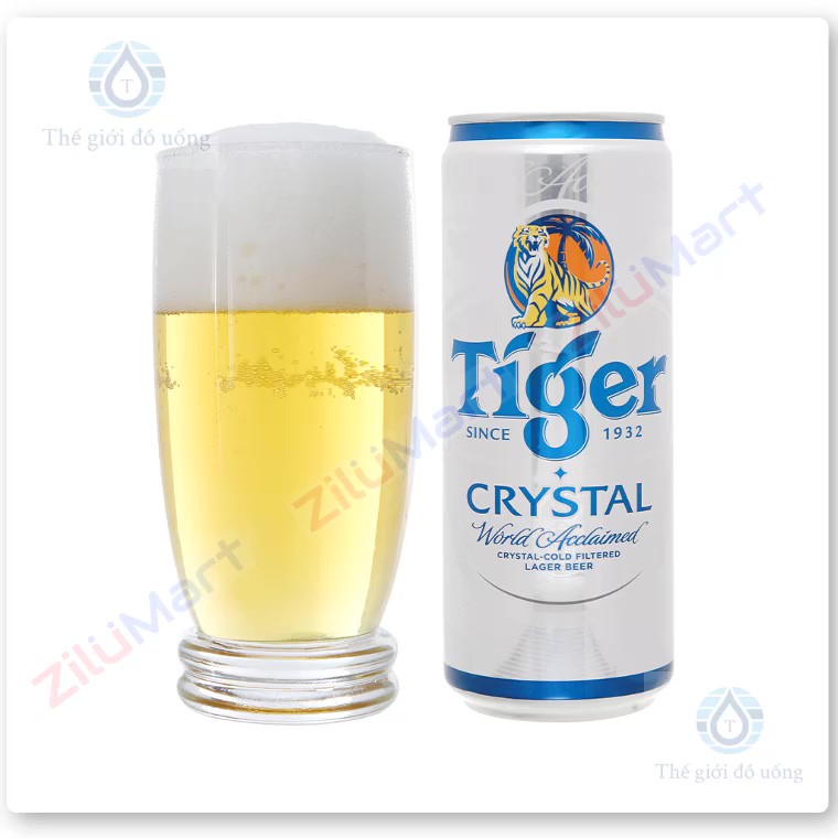 Bia Tiger bạc (thùng 24 lon) loại 330ml - Bia Nội Địa | VietMart.co