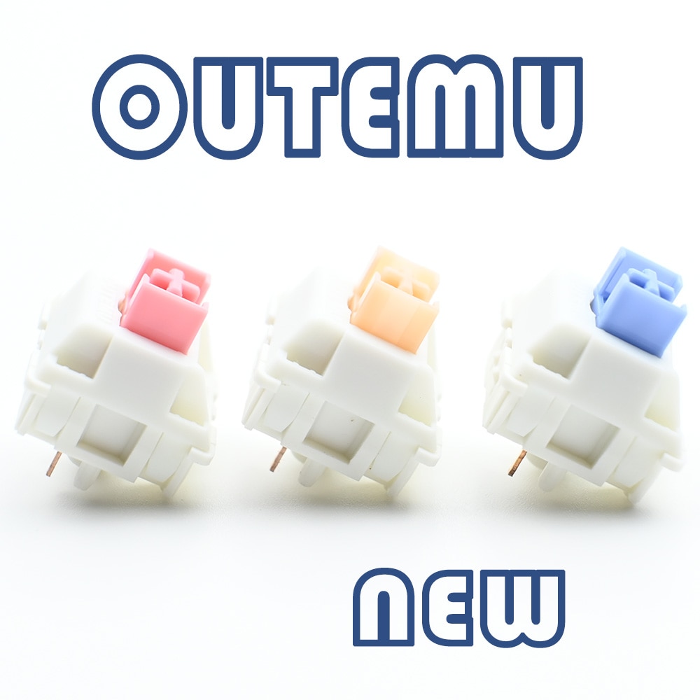 Outemu switches lubed mechanical keyboard switches silent tactile linear