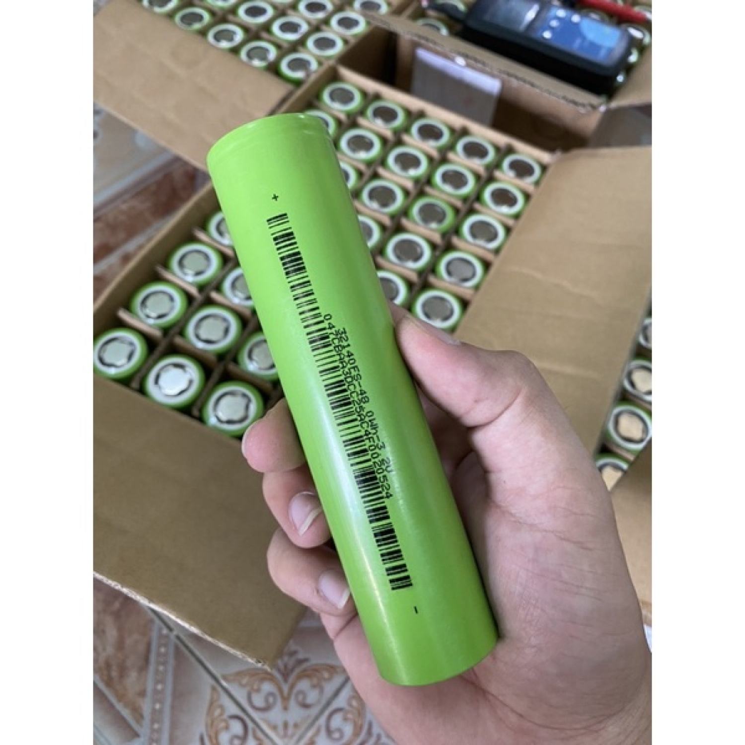 pin lithium Lifepo4 33140 15Ah 3.2V kèm khung - Pin Lithium