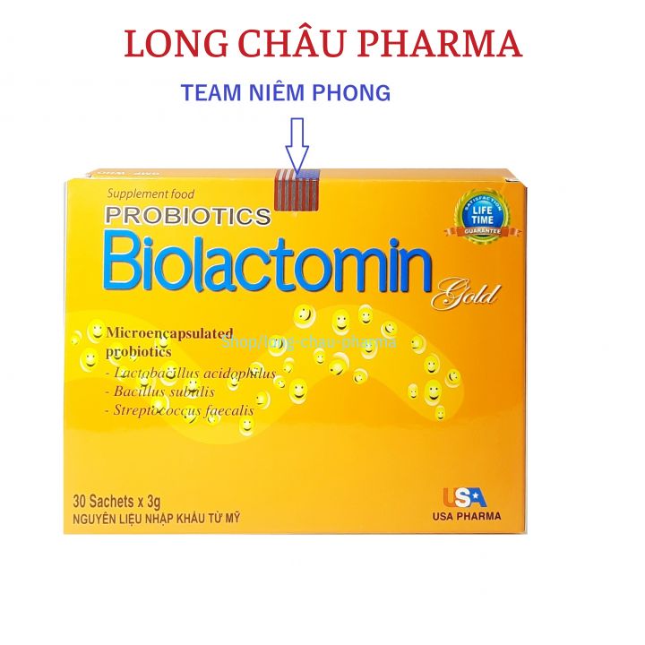 Men tiêu hóa vi sinh đường ruột Biolactomin Gold cân bằng hệ vi sinh ...