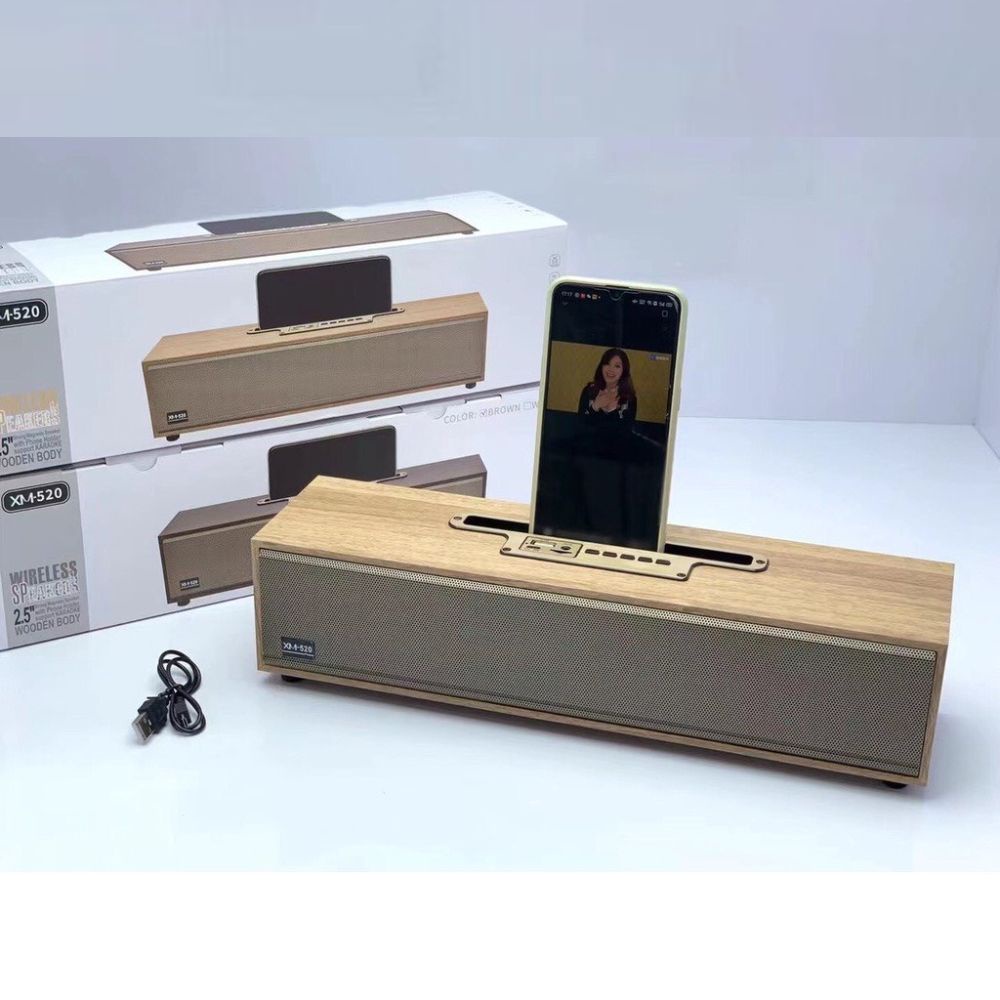 Loa bluetooth XM 520 Bass mạnh, công suất 20W siêu trầm , thiết kế vỏ ...
