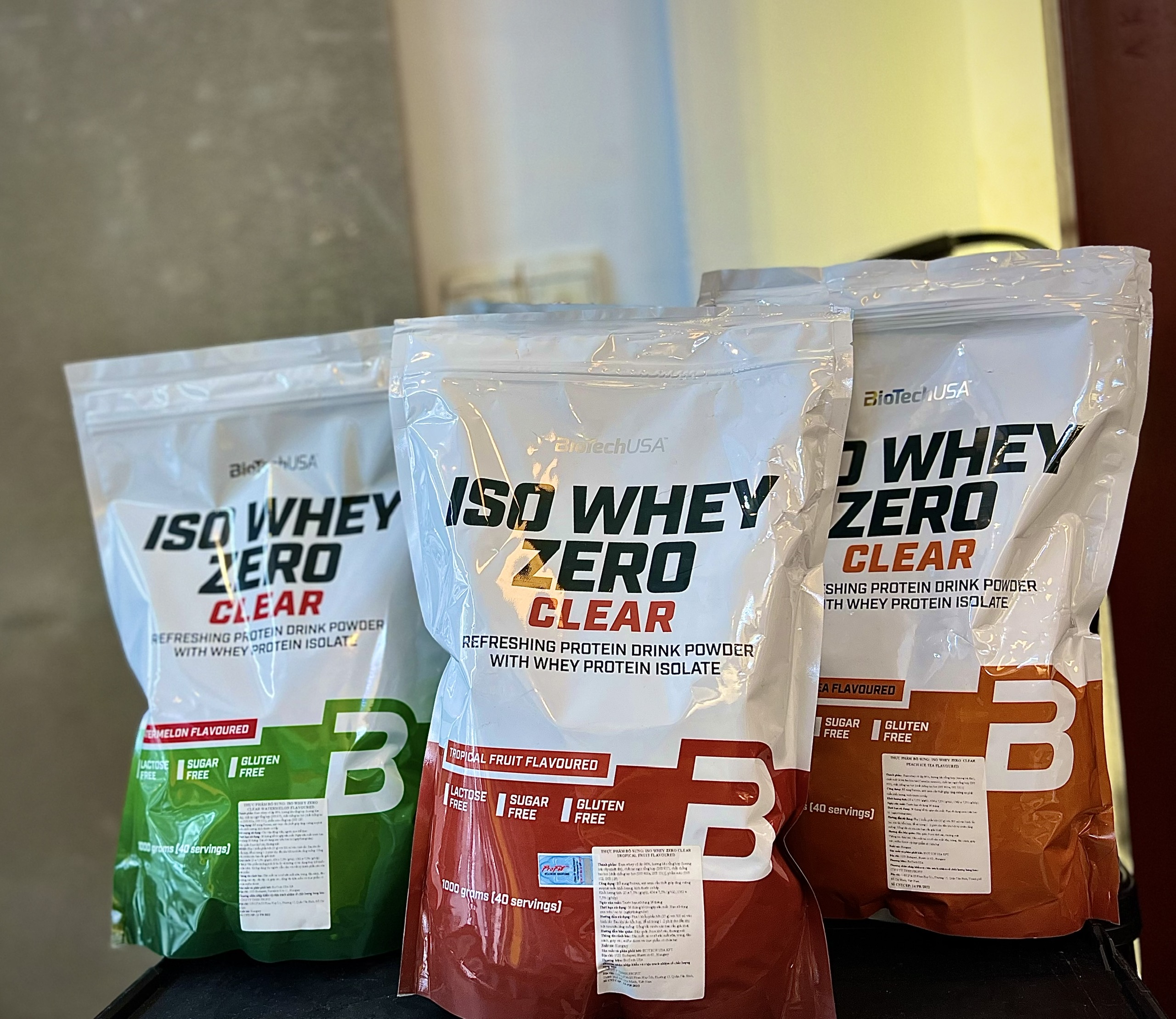ISO WHEY ZERO CLEAR BIOTECHUSA – TÚI 1000G - vuacobap.com
