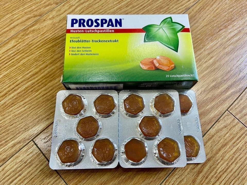 Viên Ngậm Prospan thông phổi tiêu đờm - Kẹo | VietMart.co