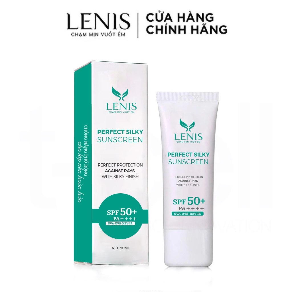 Kem chống nắng phổ rộng perfect silky sunscreen spf 50+ pa++++ hiệu chỉnh