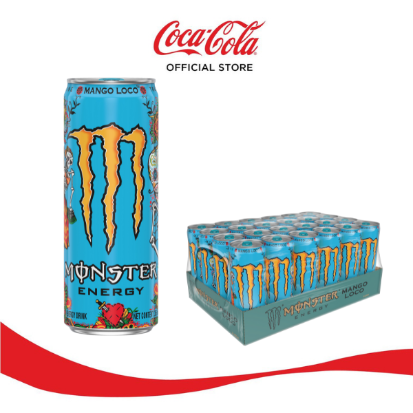 Lốc 24 Lon Nước Tăng Lực Monster Energy Mango Loco Vị Xoài (355ml/Lon ...