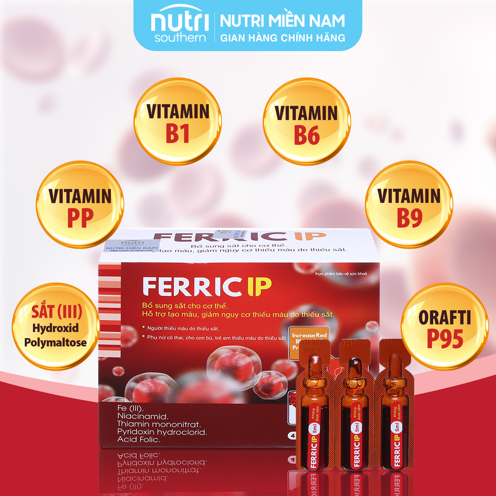 Mua Siro Bổ Sung Sắt, Bổ Máu FERRIC IP Dạng Ống Nhựa An Toàn Cho Trẻ Em ...