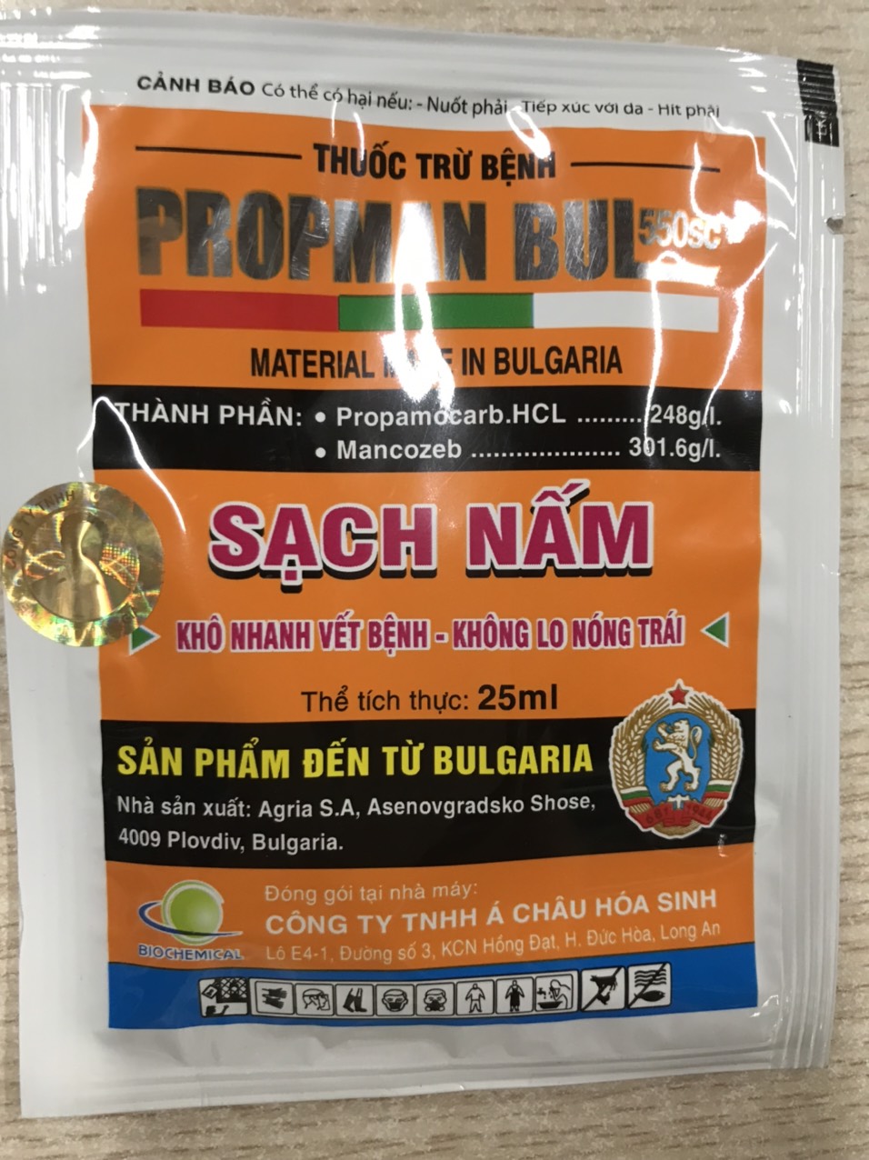 Thuốc trừ nấm Propman Bul 550SC - SẠCH NẤM - Diệt Sạch Nấm Bệnh - Gói 25ml, 50ml - Cửa hàng Vật ...