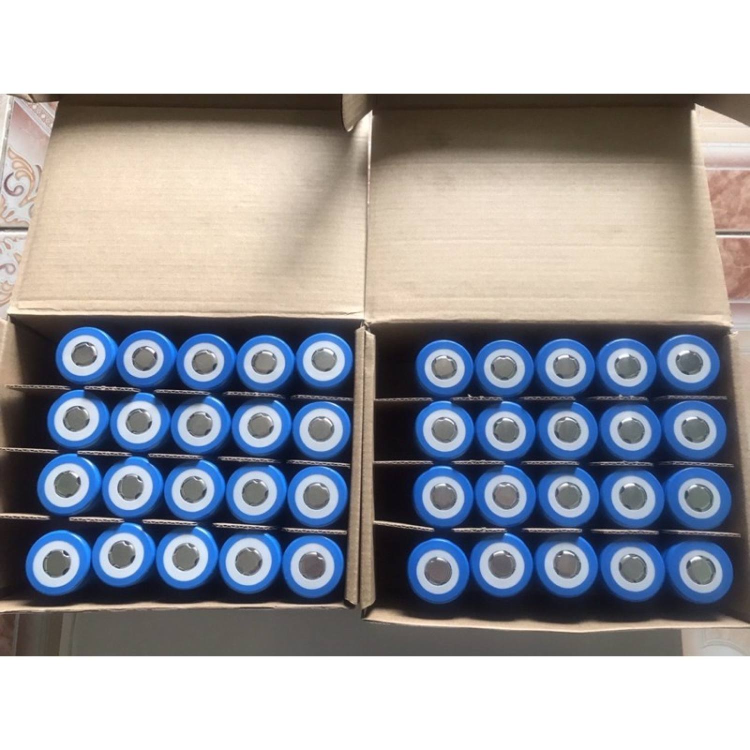 20 cell pin 32700 6Ah 3.2V đầu phẳng - Pin Lithium