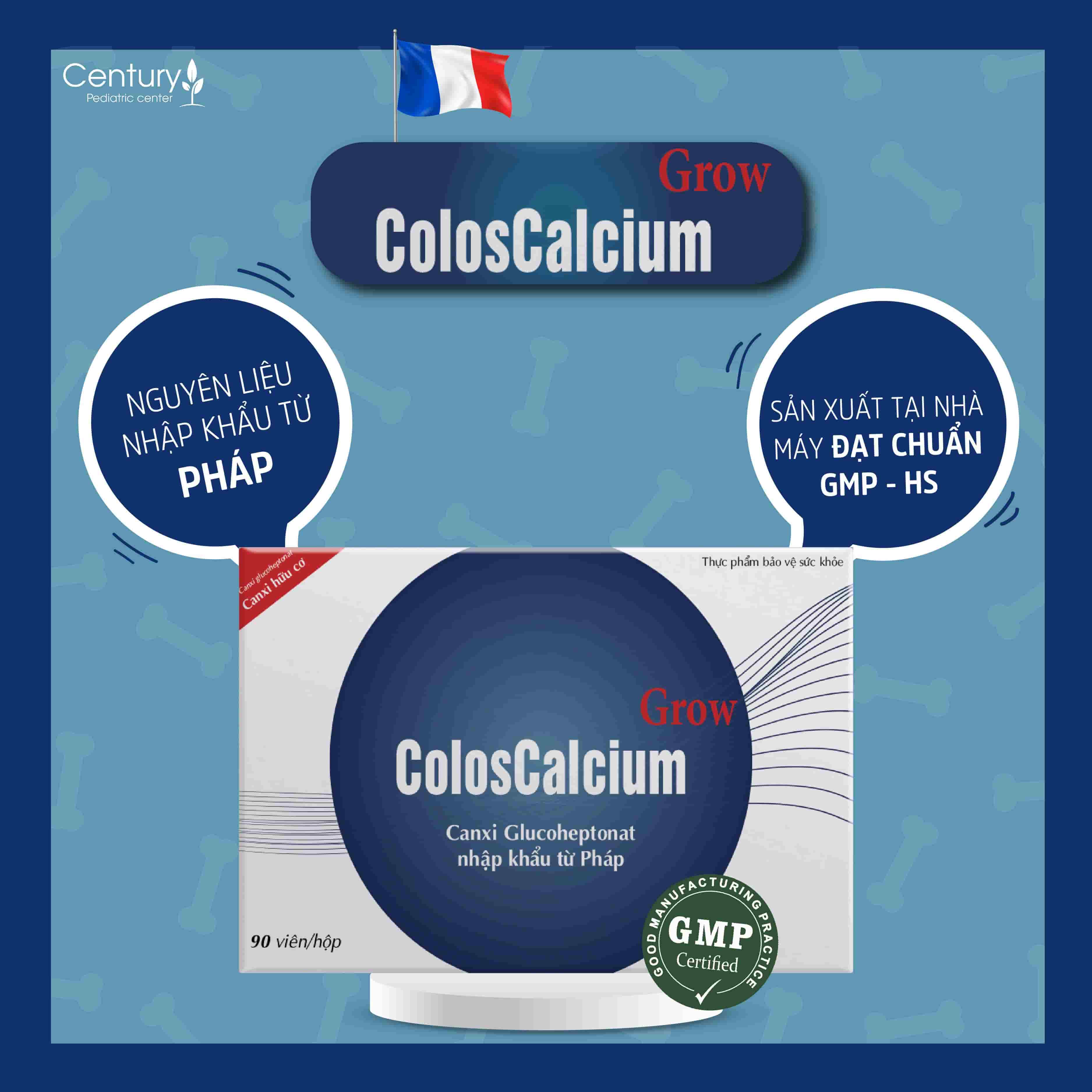 Canxi Coloscalcium Grow, Canxi Zeambi, Canxi Hữu Cơ Dạng Viên Nén, Hàm ...