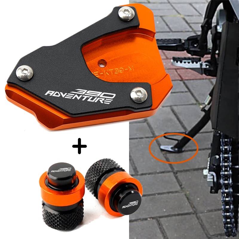 Motorcycle Kickstand Puck CNC Motorcycle Kickstand Pad For KTM 390 ...
