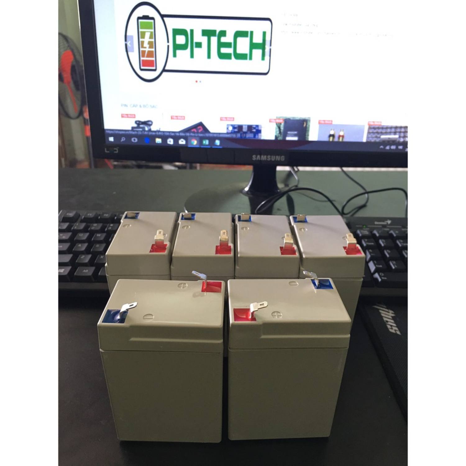 Ắc Quy Pin Lithium 6V6A ( Cho Bình Tích Điện ) - Pin Lithium