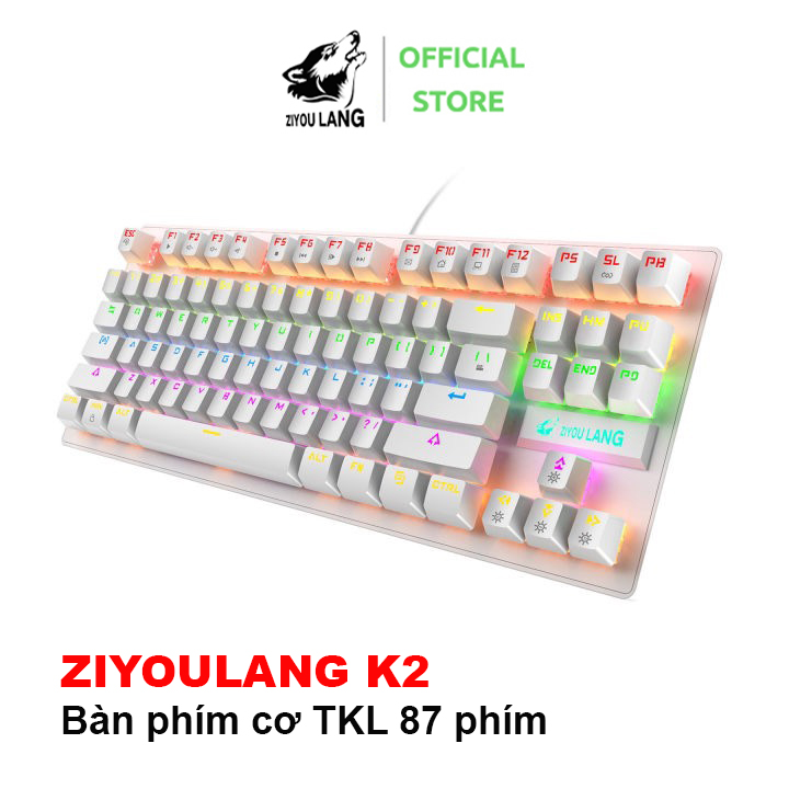 Trên Tay Bàn Phím Cơ Gaming ZIYOULANG K2 Pro Giá 360K,, 42% OFF